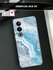 Чехол на Oneplus Ace 3V / Ван Плас Эйс 3V с принтом "Нежно-голубой мрамор"