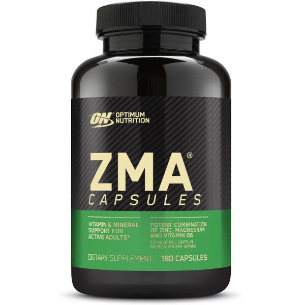Повышение тестостерона Optimum Nutrition ZMA, 180 капсул