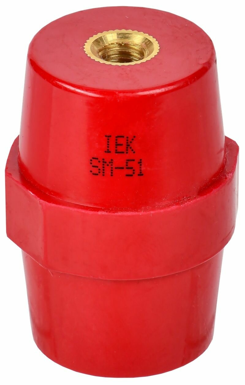 Изолятор шинный IEK SM-51/8, 36х36х51 мм, 1000В, глубина 36 мм