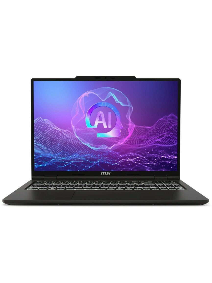 Ноутбук MSI 16" Venture A16 AI+ A3HMG-027XRU Ryzen AI 5 340/16Gb/SSD512Gb/noOS/серый