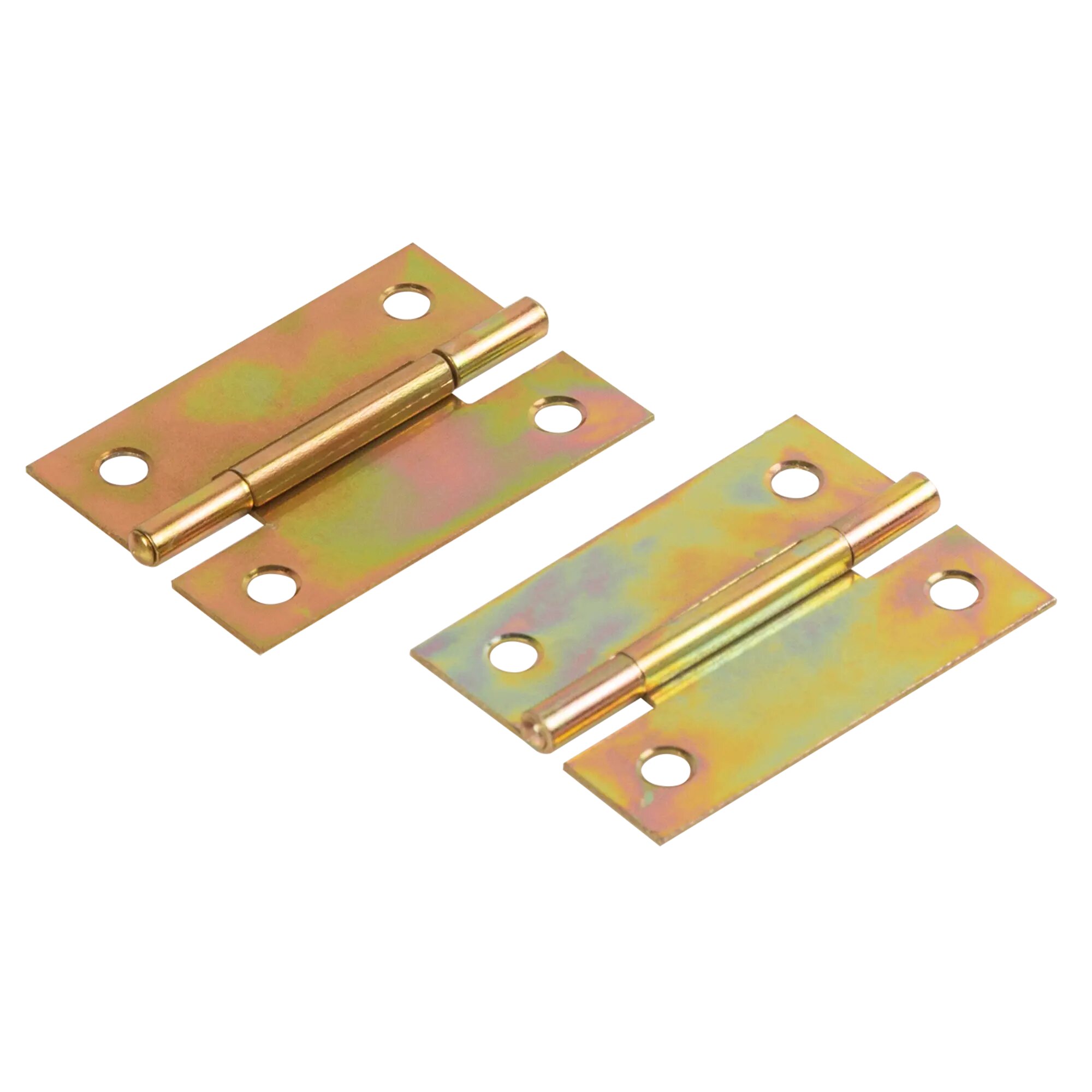 Петля карточная универсальная 33x48 мм набор 2 шт для шкафов и мебельных деталей