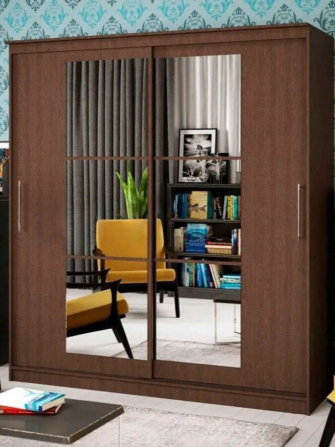 Шкаф-купе Элегант №3 2000х2200х650 (Венге)