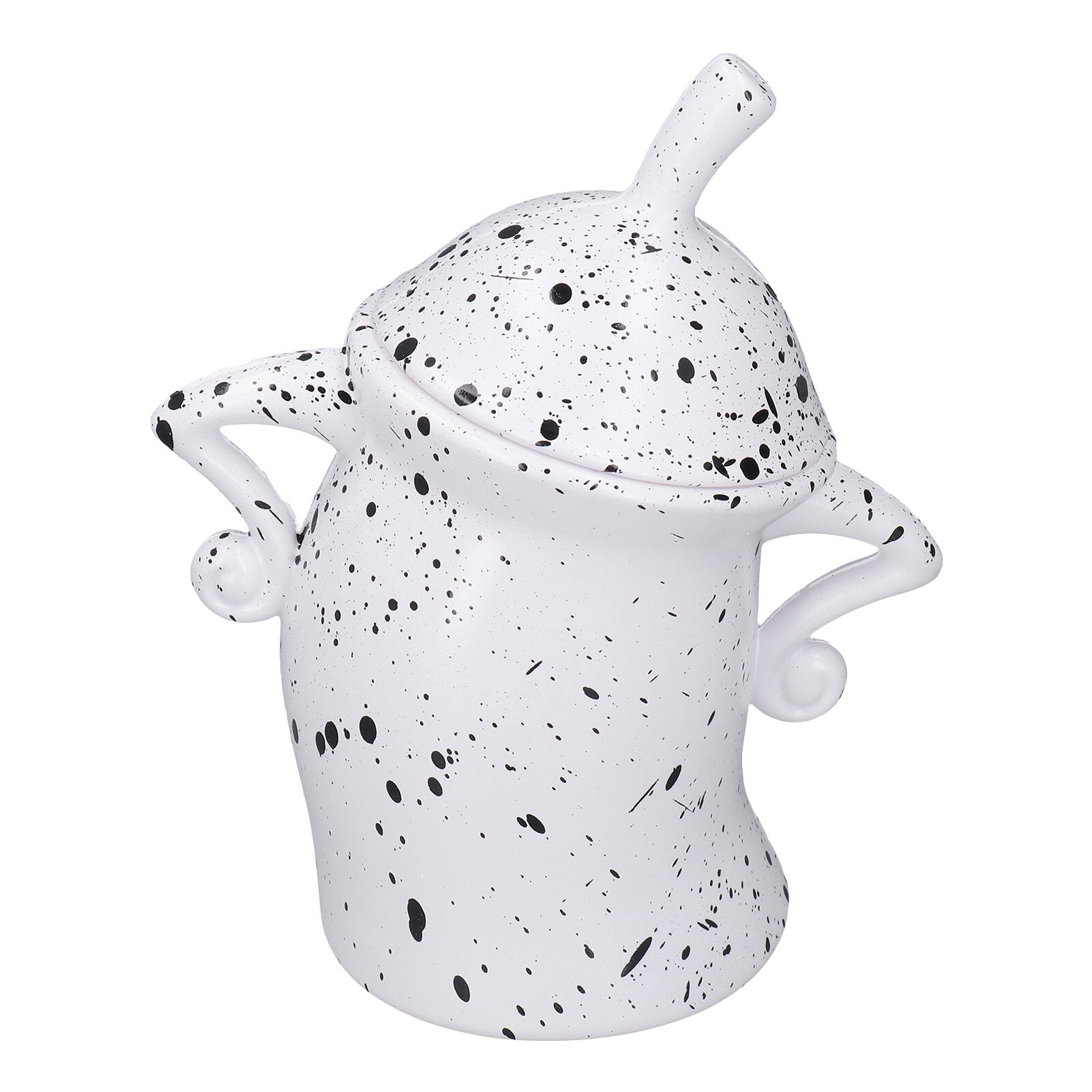 Банка для печенья Attitude, банка для печенья с крышкой, милый АБС-пластик, вместительный контейнер для хранения продуктов питания для рождественской кухни, белый цвет