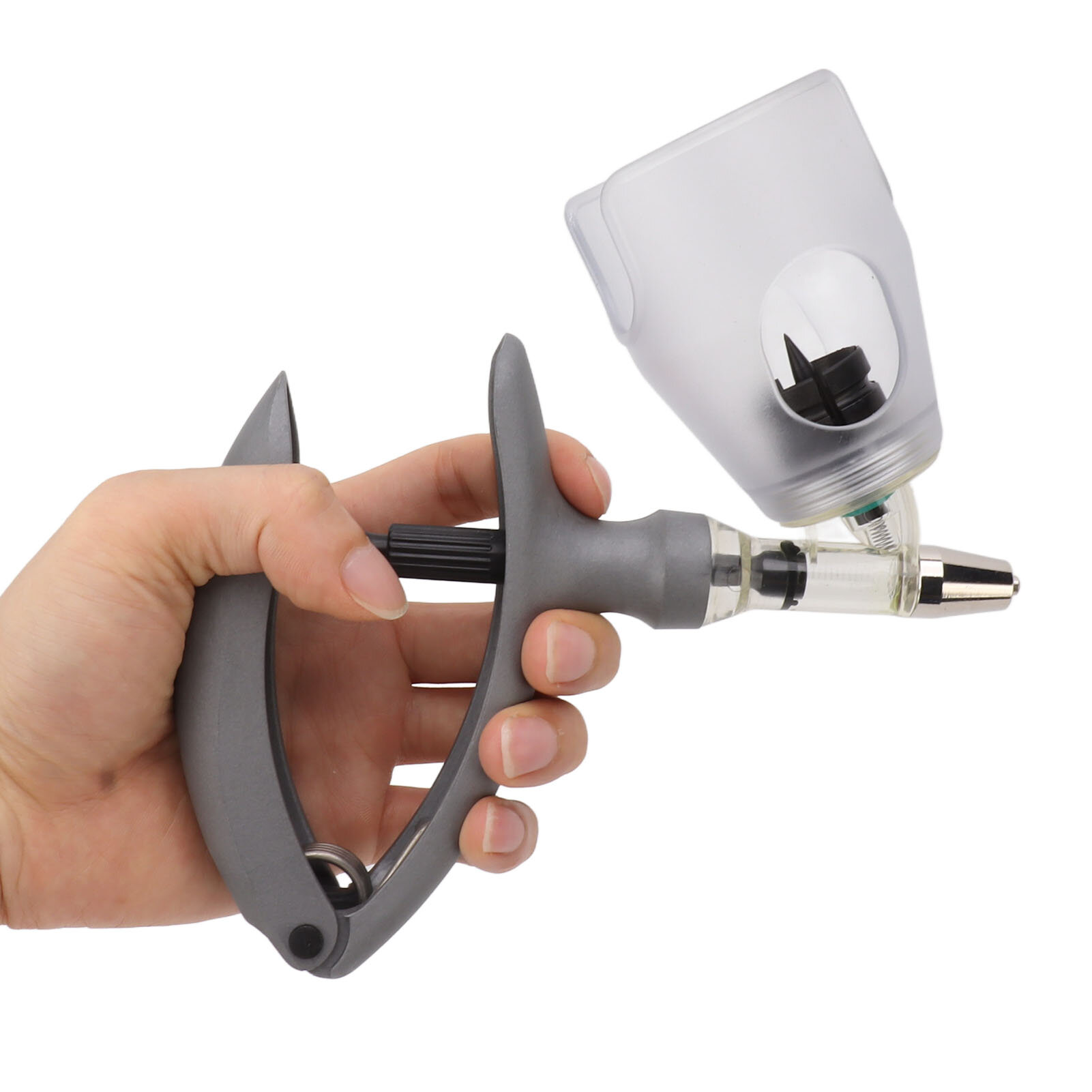 Шприц для скота, регулируемый непрерывный автоматический ветеринарный шприц-пистолет для крупного рогатого скота, коз, свиней, коров 0,1 2 мл