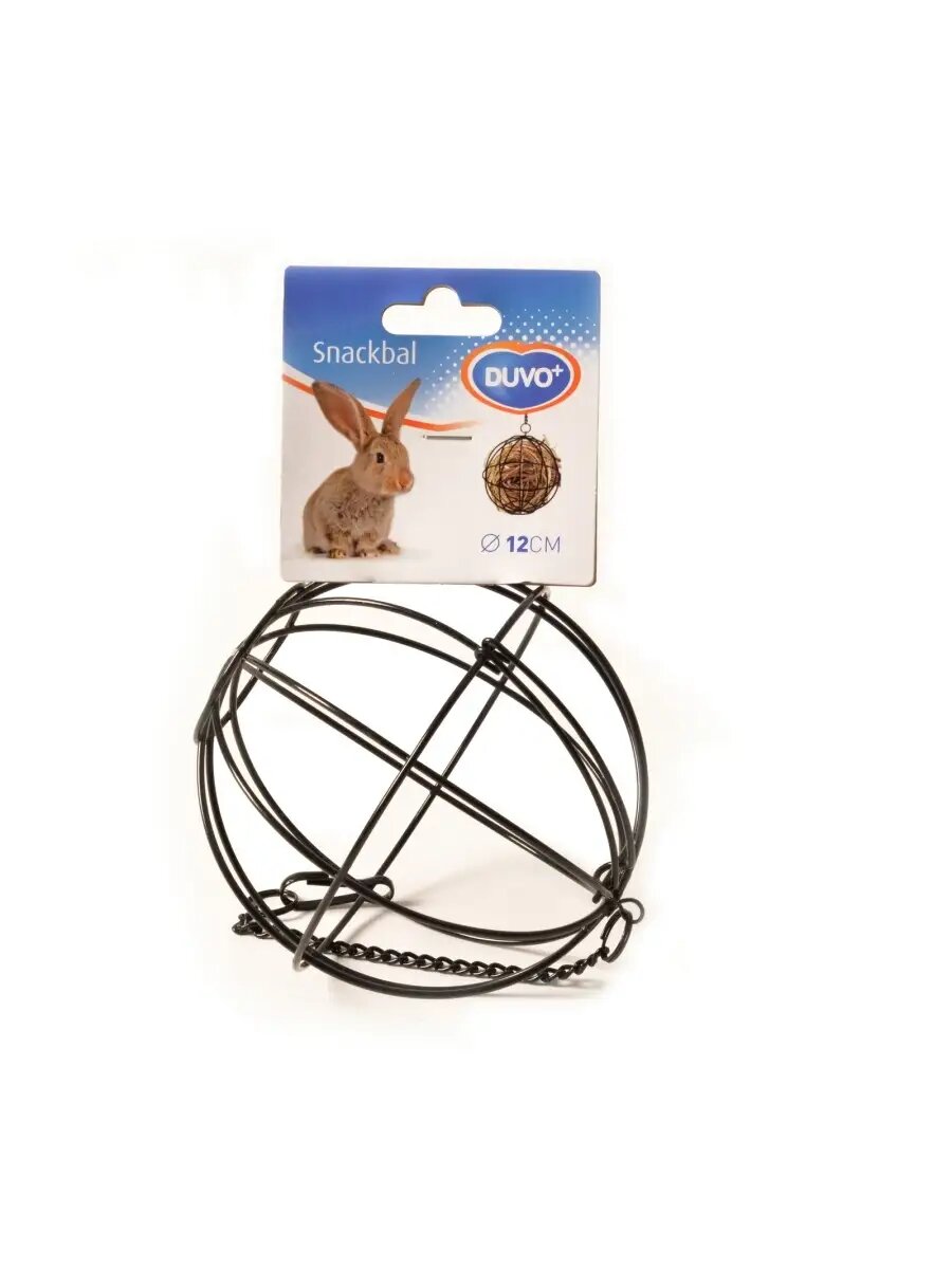 Кормушка для грызунов, металлическая "Шар", чёрный, 12см