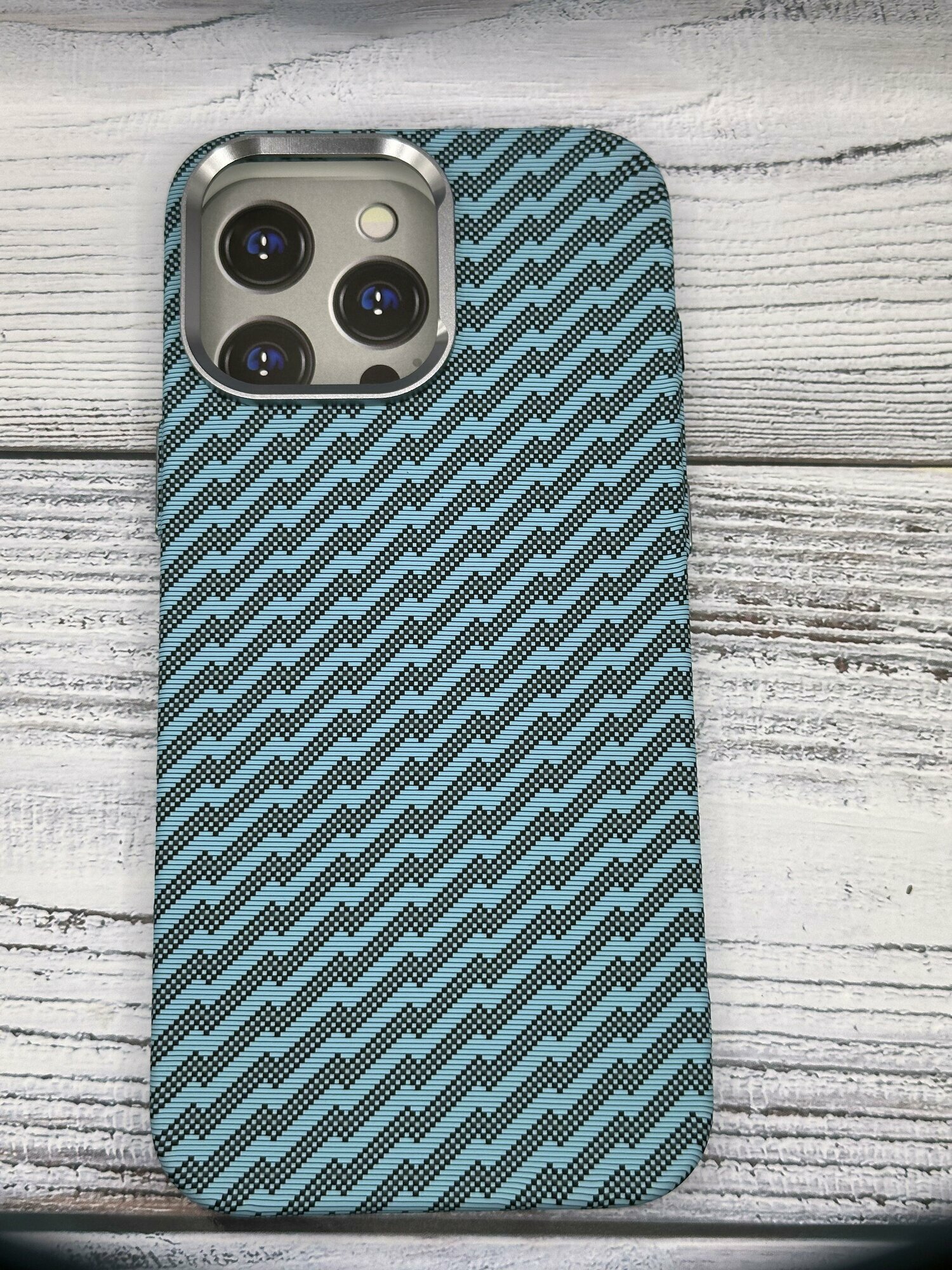 Чехол Luxo, для iPhone 14 Pro Max, с MagSafe, защита камеры, бирюзовый