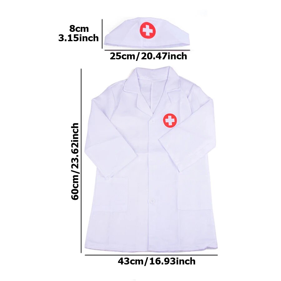 Детский костюм врача Cloth Белый, Doctor