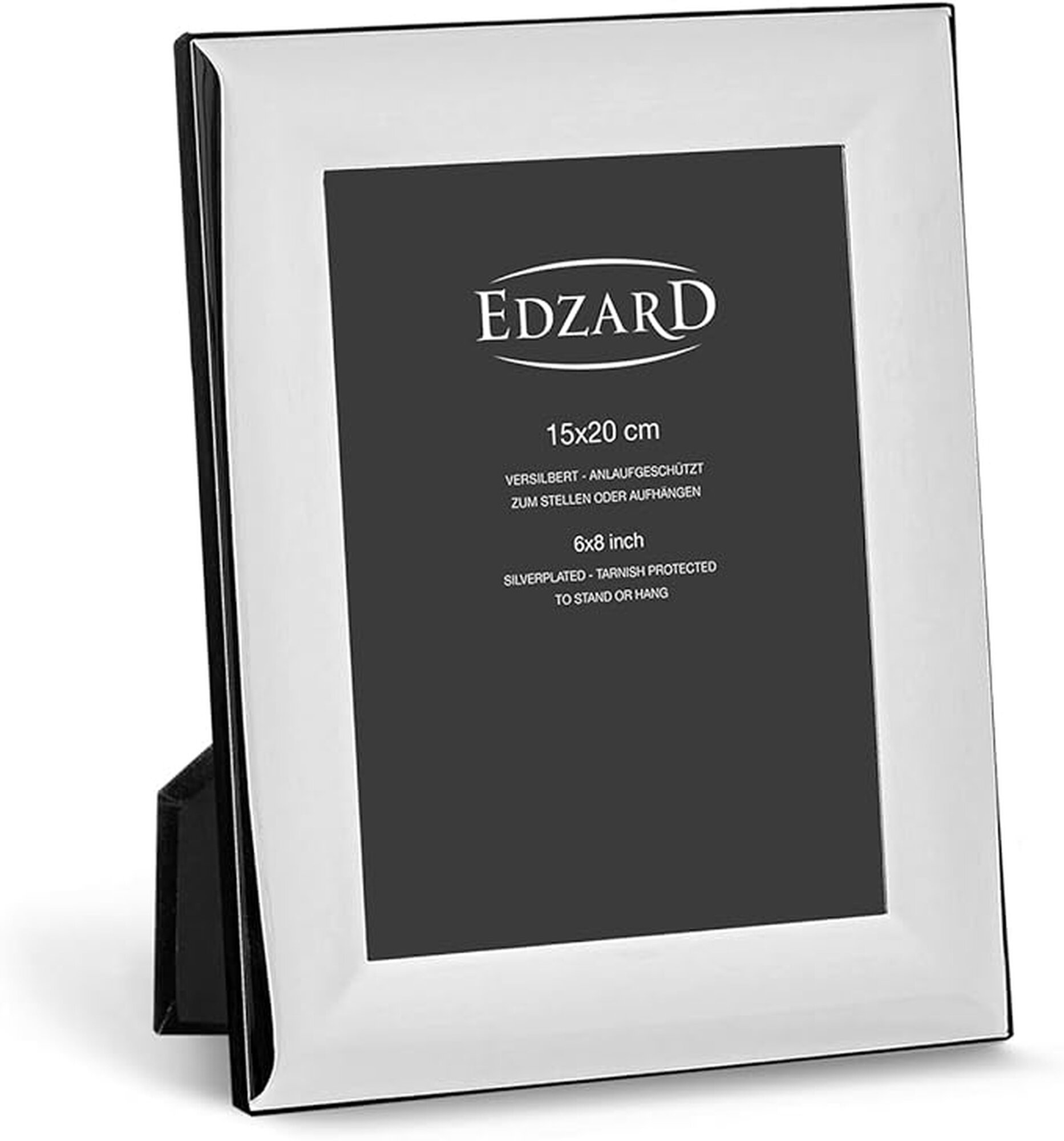 Рамка для фотографий Edzard Gela, размер 15х20 см, цвет серебристый, 4780_EDZARD