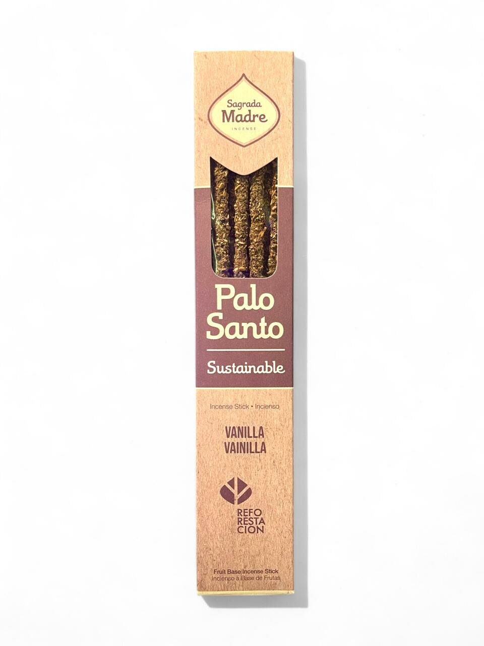 Incense Stick PALO SANTO with VANILLA, Sagrada Madre (Благовония серии пало санто и ваниль, Саграда Мадре), уп. 8 палочек