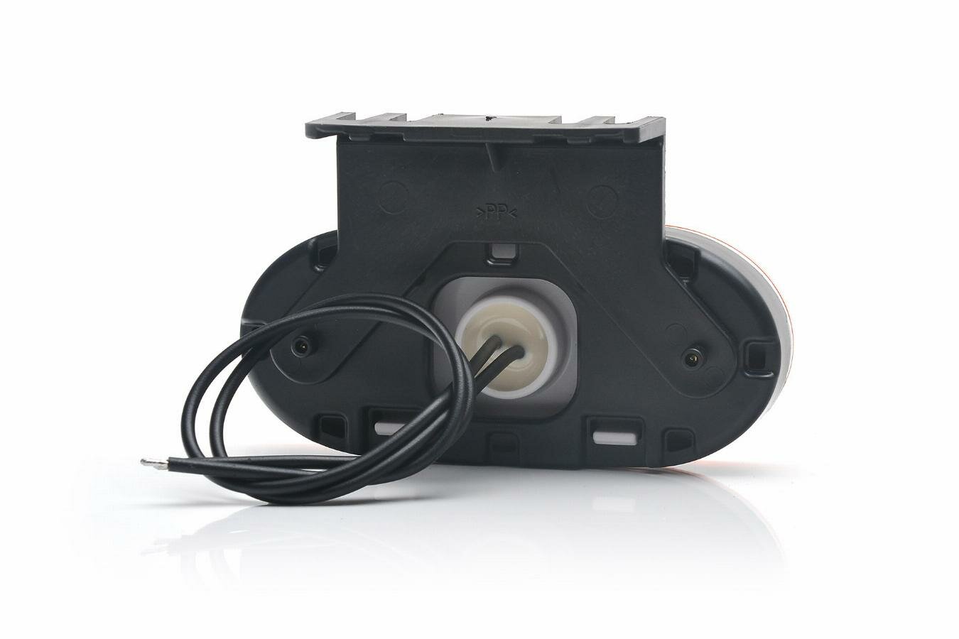 Фонарь габаритный желтый 12V-24V LED овальный 1386W197 (WAS)