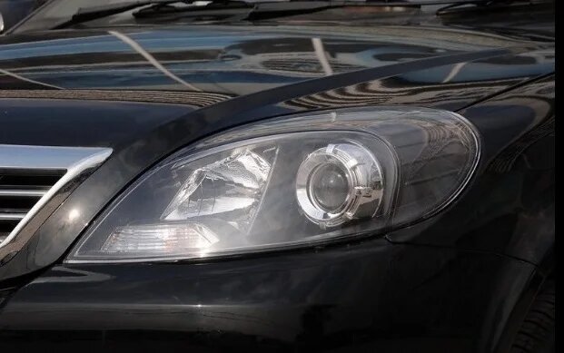 Линза автомобильной фары для Lifan 520 2010 2011, пластиковая крышка, прозрачный корпус, стекло фары, замена оригинальных абажуров 1pcs left side