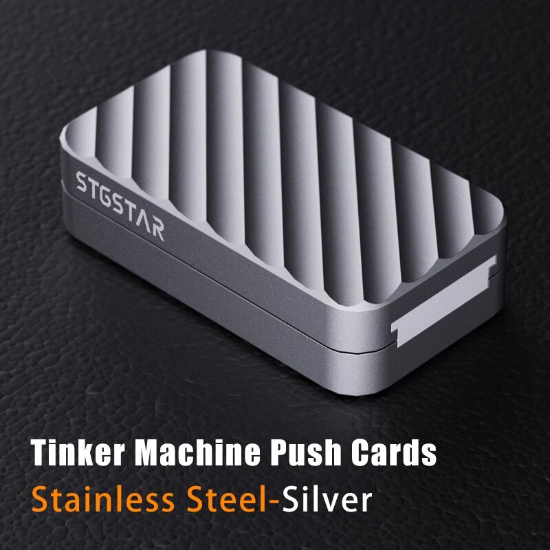 SPYSTAR Magnetic Fidget Spinner для взрослых Серебряный, Stainless Silver