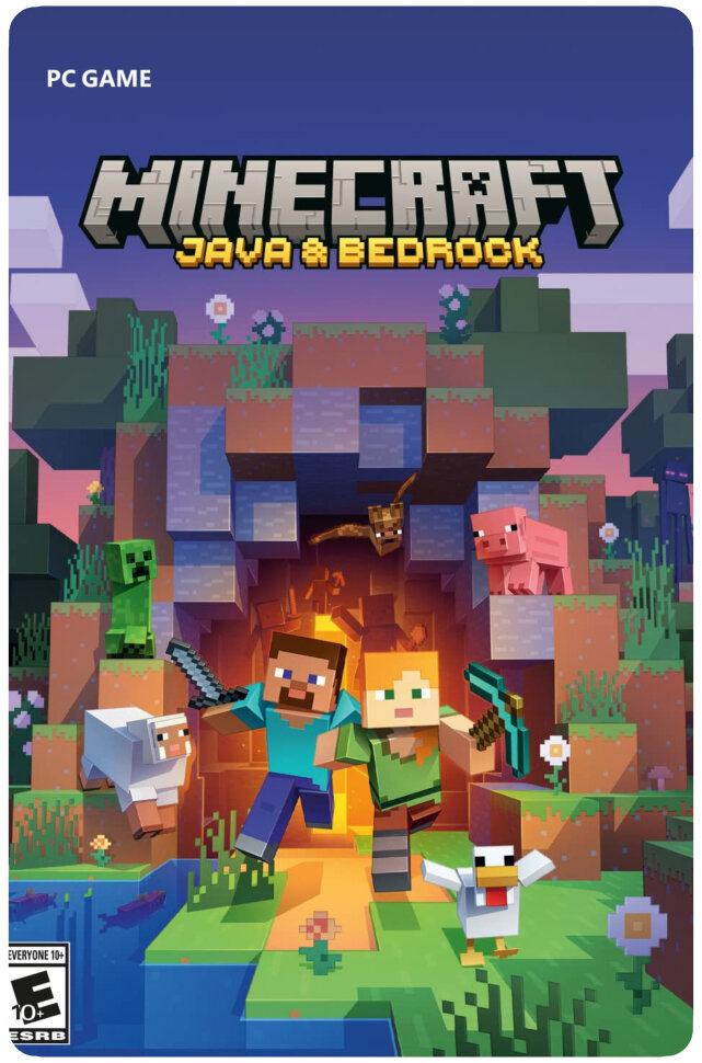 Игра Minecraft: Java & Bedrock Edition для PC(ПК), полностью на русском языка, электронный ключ