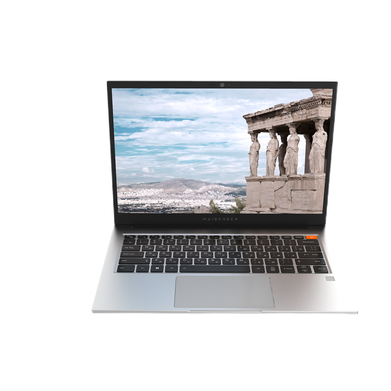Ноутбук Maibenben B114C B114C-R576UMF1SPSRE2 Silver, 14,0' 1920x1200 60 Гц IPS, AMD Ryzen 5 7640HS, 16 ГБ DDR5, 512 ГБ M.2 SSD PCIe, AMD Radeon 760M , Windows 11 Pro, клавиатура RU/US