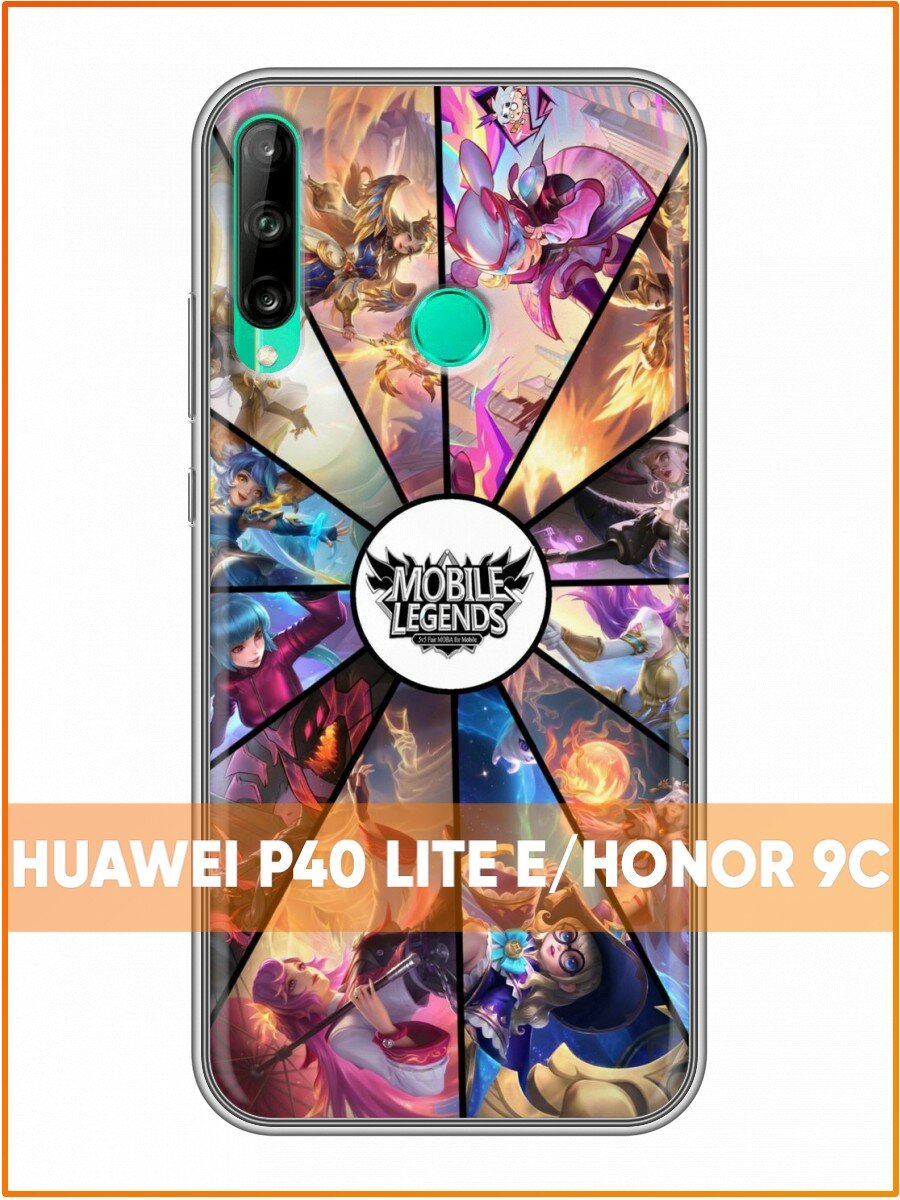 Чехол для Huawei P40 Lite E с принтом для мальчиков Mobile Legends (Хуавей П40 Лайт Е)