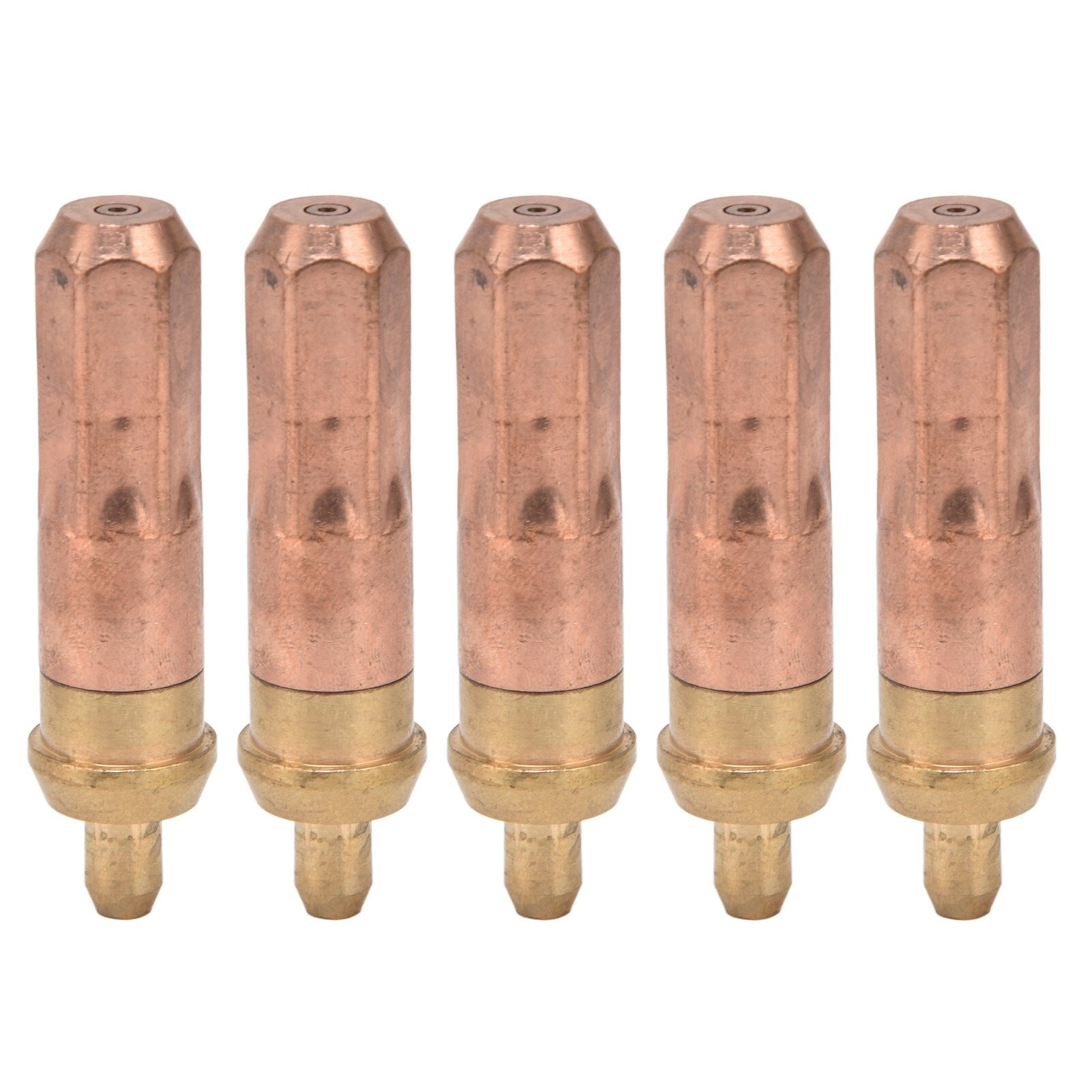 5Pcs Acetylene Cutting Tip Welding Torch Nozzle Accessory Tool Set Kit G01 300 1#