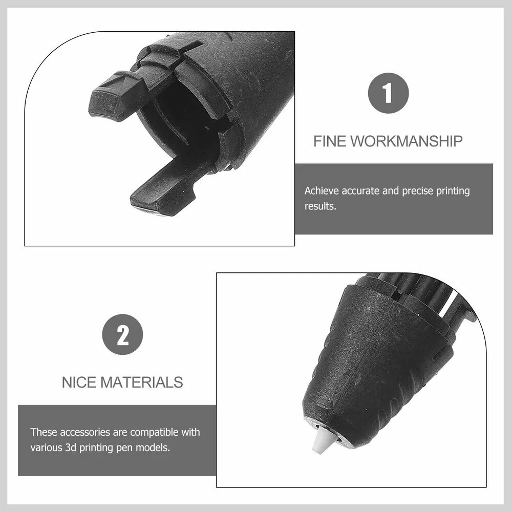 2 Штуки Насадки Для 3D Печати, Пластиковые, Аксессуары Для Художников