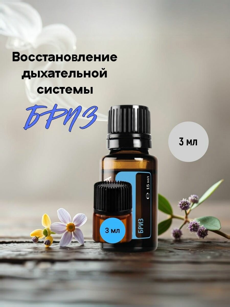 Doterra Эфирное масло смесь бриз ДоТерра 3 мл, не разбавлен, дыхательная смесь