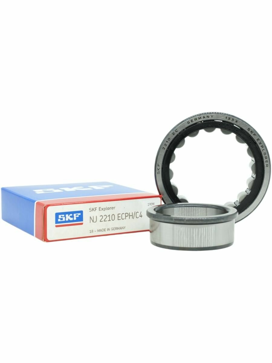 Подшипник NJ 2210 ECPH/C4 SKF (42510Е) 50x90x23 мм роликовый цилиндрический