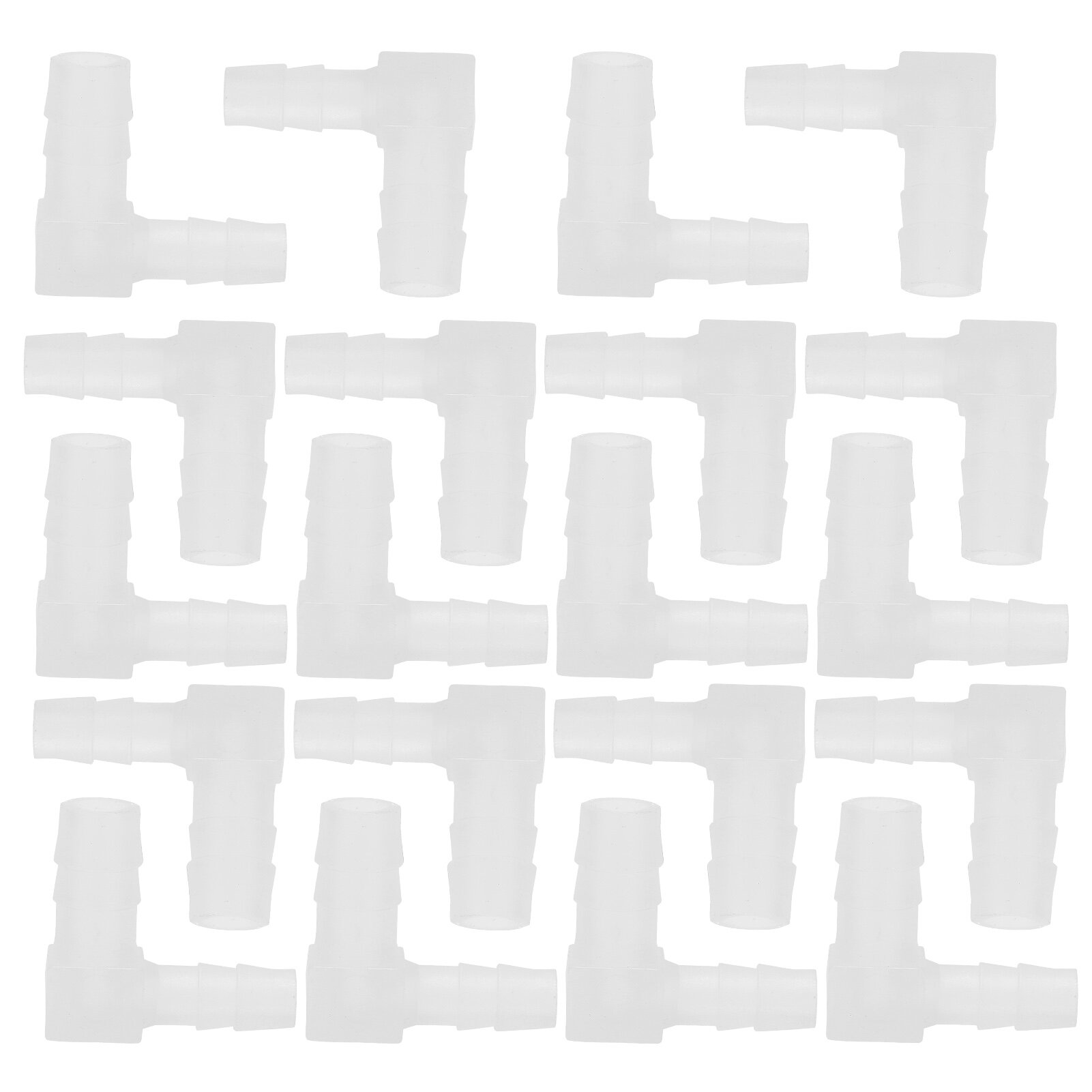 20 шт, угловой адаптер для воздушного насоса 90° для аквариума, соединительные фитинги для шланга аквариума