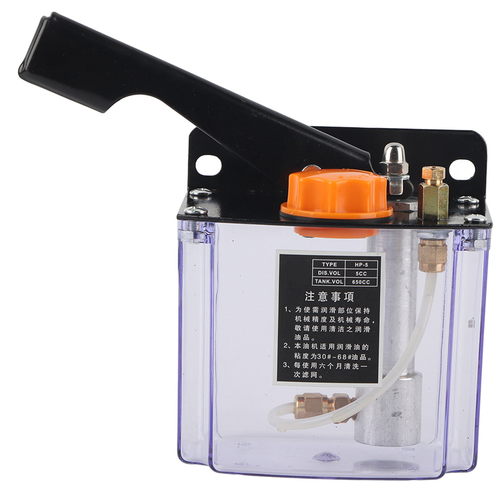 HP-5L Ручной смазочный насос левый смазочный насос 650CC для машинного инструмента с ЧПУ