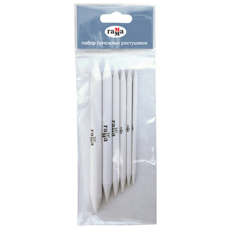 Растушевка бумажная Гамма "Студия", набор 6шт, пакет, европодвес, 294803
