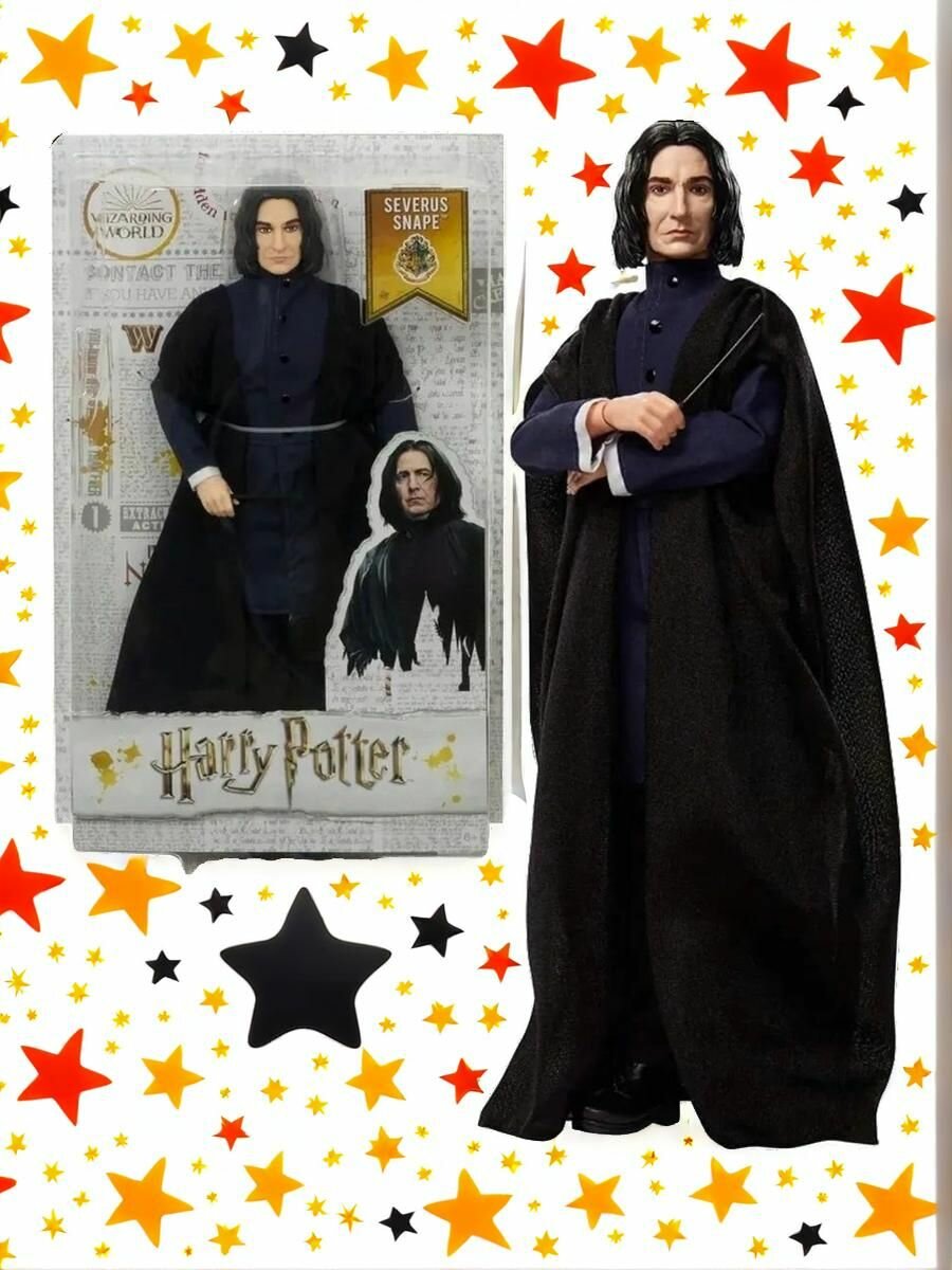 Mattel Harry Potter - Коллекционная кукла Гарри Поттер Волшебная фигурка профессор Северуса Спейпа GNR35