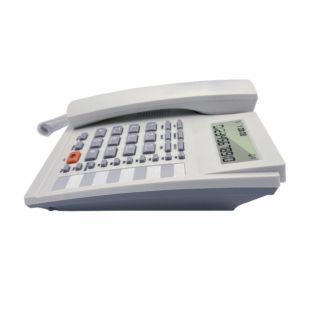 (1 шт) KX T8210CID Caller ID Телефон домашний Landline-белый