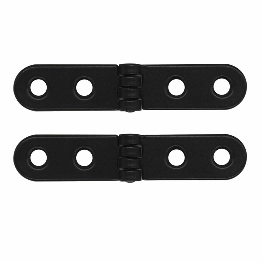 Набор из 2 складных петель для мебели, - Черный