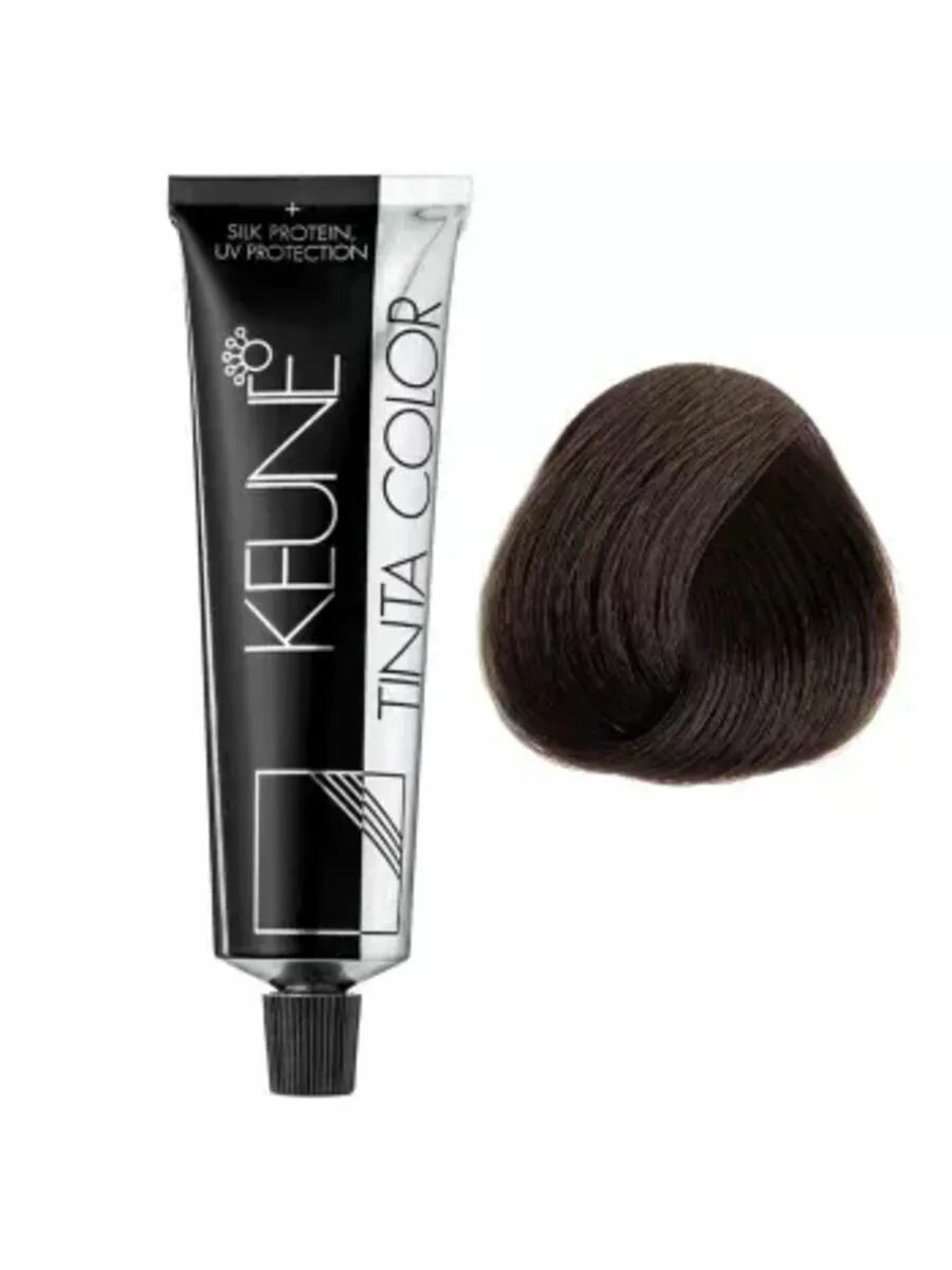 4 Стойкая краска для волос Tinta Color Шатен, 60 мл