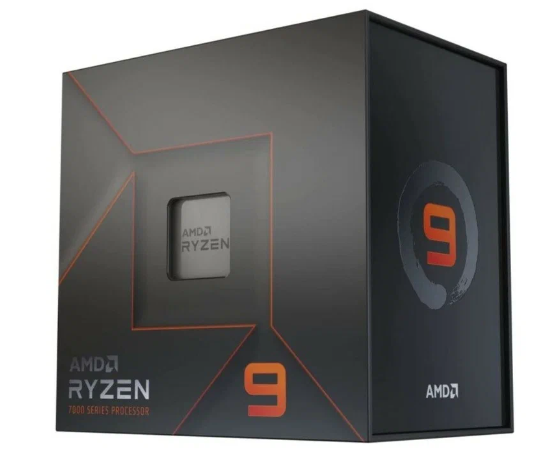 Процессор AMD Ryzen 9-7900X Raphael, 12C/24T, 4700MHz TDP-170 Вт AM5 BOX (без кулера) (100-100000589WOF)