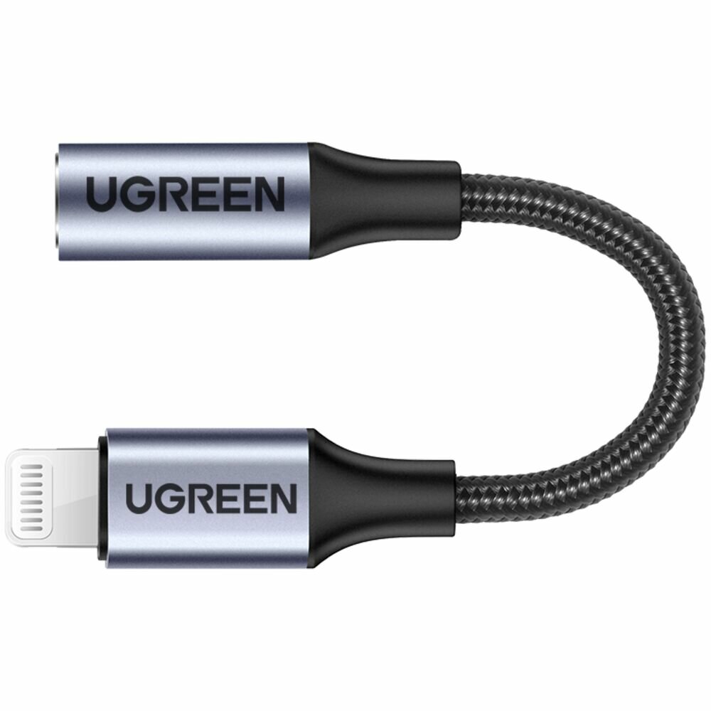 Адаптер Ugreen Lightning to Jack 3.5 для подключения наушников US211 (30756)