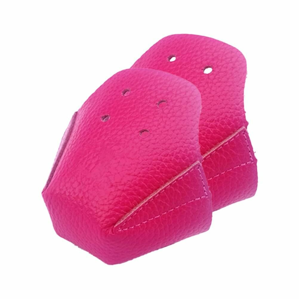 Пара защиты пальцев ног, защита для роликовых коньков из искусственной кожи с 4 отверстиями для роликовых коньков