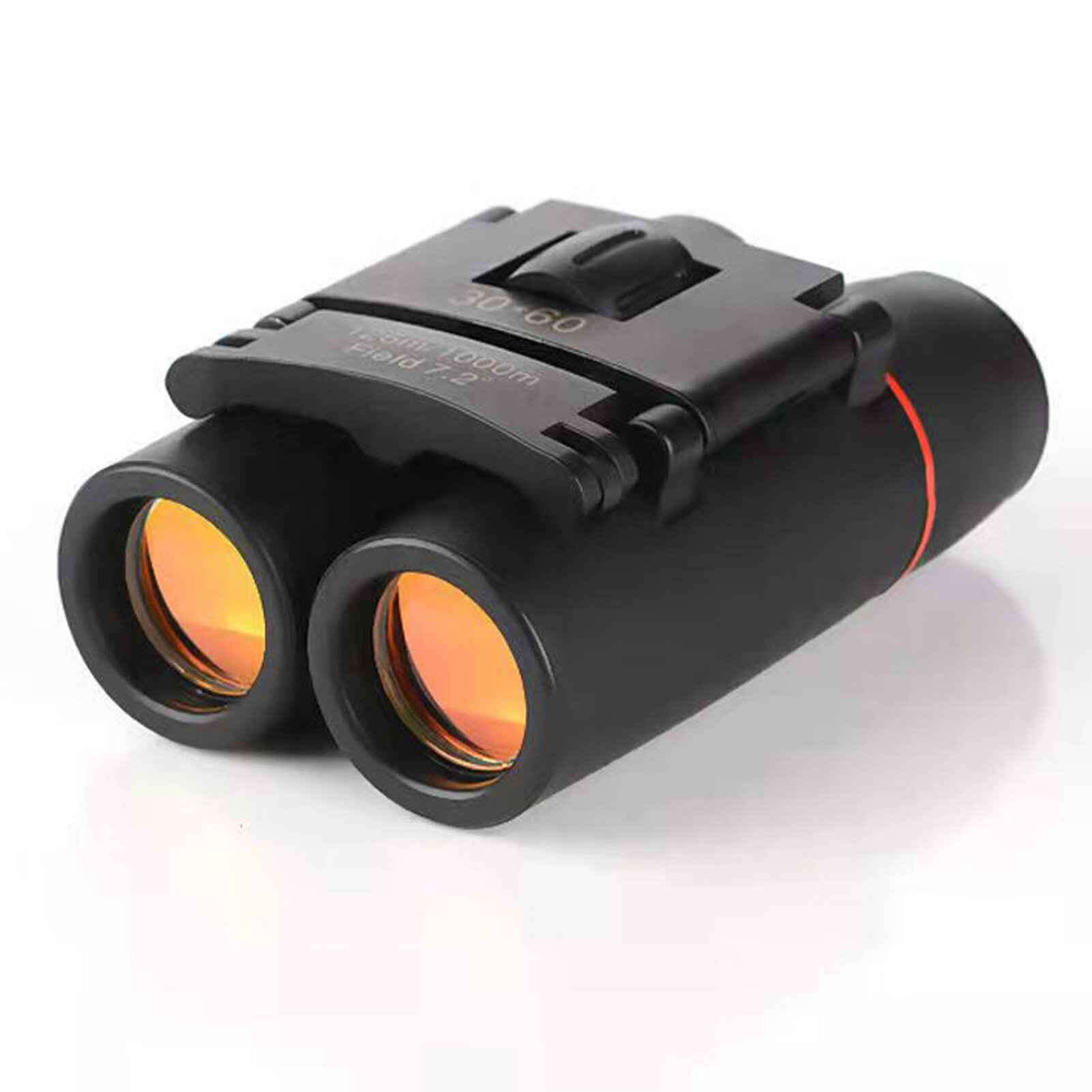 Водонепроницаемый складной портативный бинокль 30x60 HD с ночным видением для путешествий, охоты, наблюдения за птицами