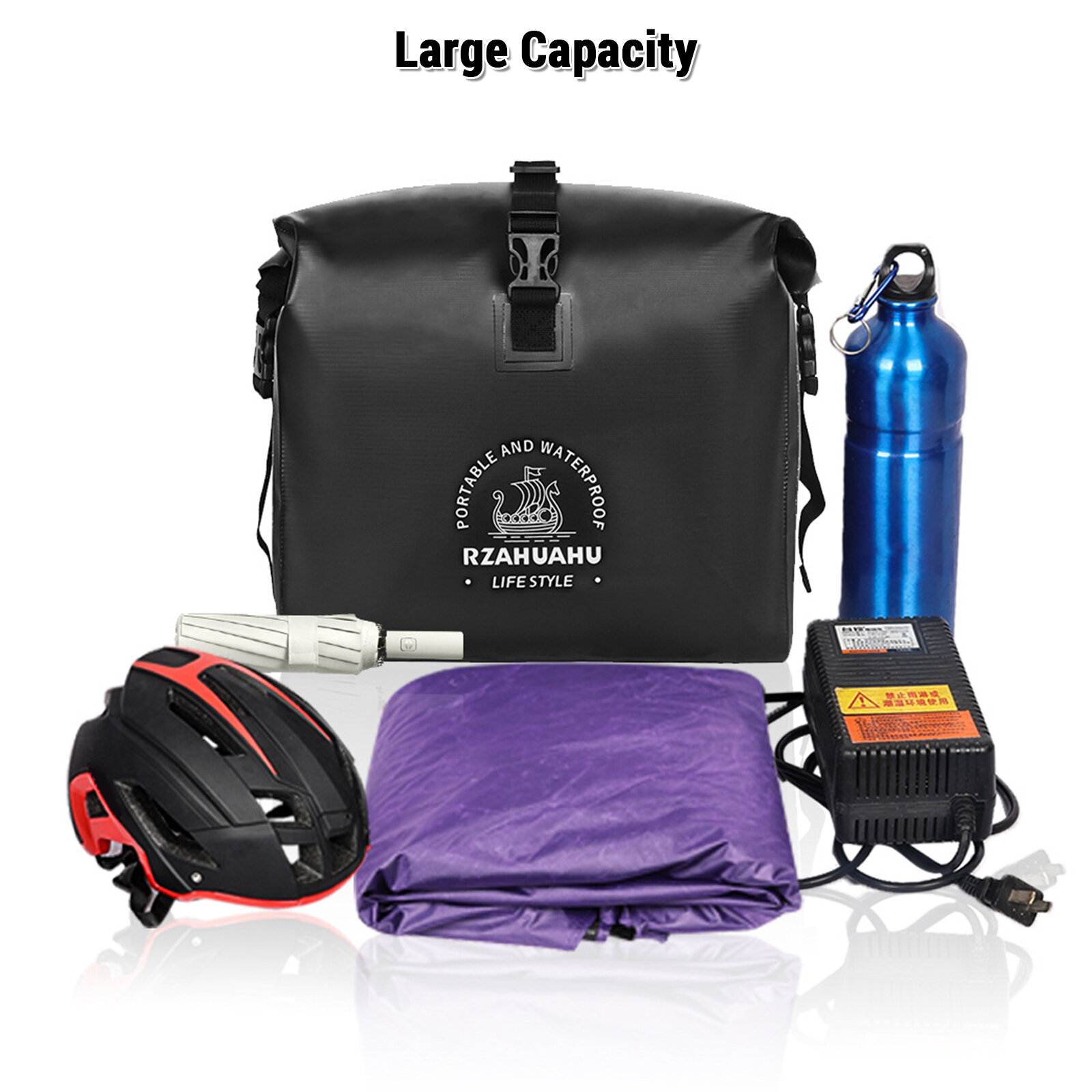 Сумка на руль велосипеда Водонепроницаемая сумка на руль из ПВХ для электровелосипеда, скутера