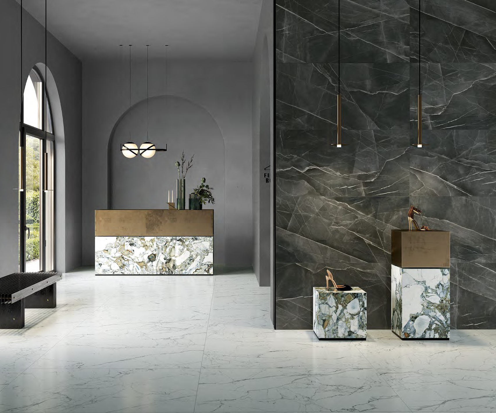 Керамогранит Vitra CityMarble K951845LPR01VTER 120x60 Лаппатированная Черный