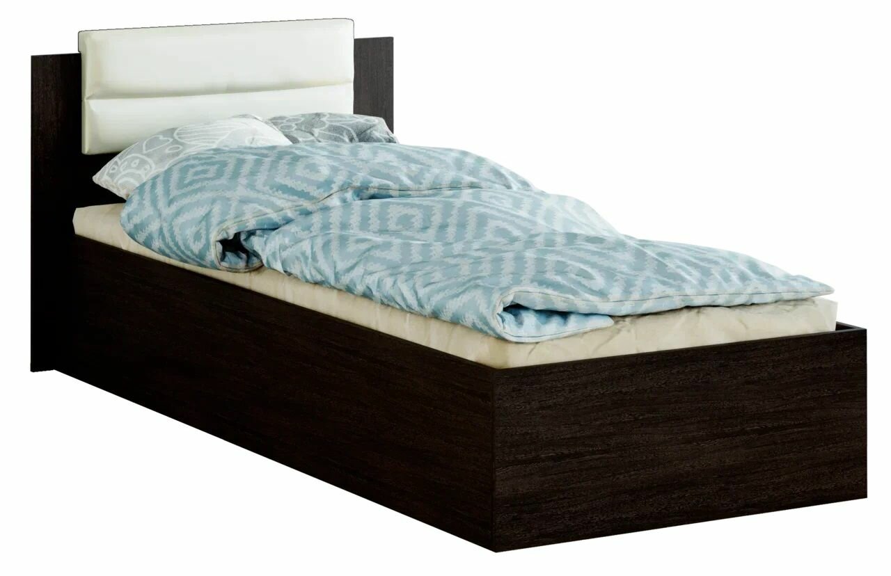 Кровать BTS Фиеста 0,9м New Венге/лоредо Размеры: Высота 850мм Глубина 2030мм Ширина 1050мм