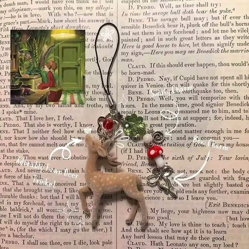 Милые 3D рождественские брелки с изображением лося, брелок для ключей для женщин и мужчин, 02