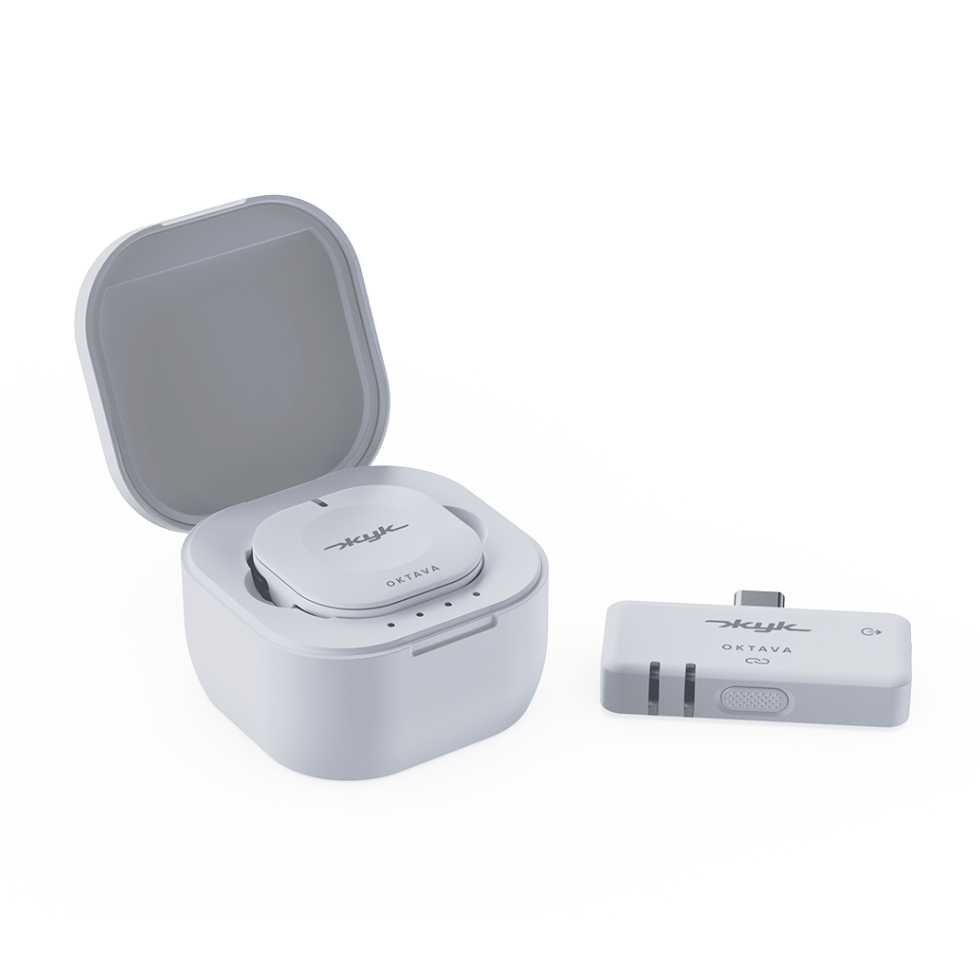 Беспроводная петличная микрофонная система Октава Жук-1-Б (белая)