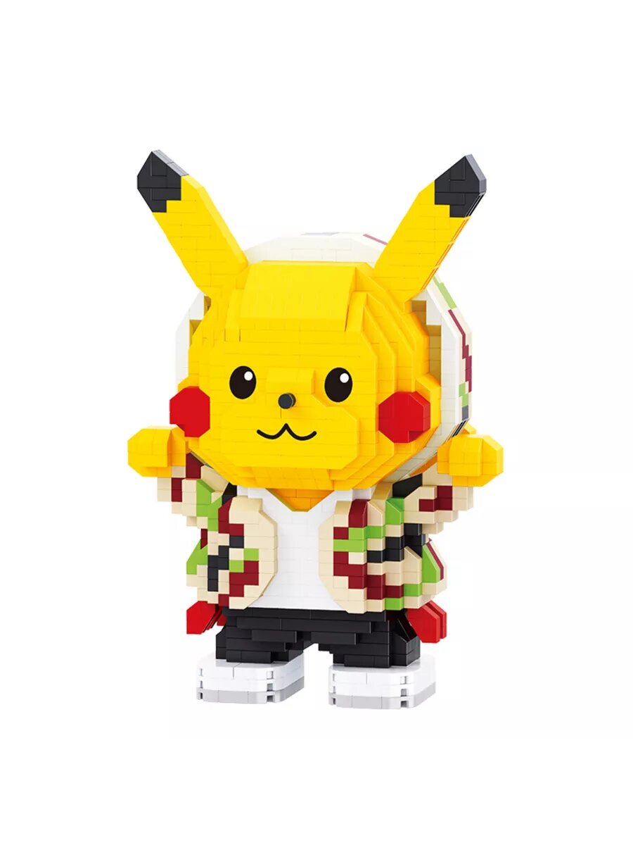 Конструктор Balody "Покемон Пикачу" BA210631, 3D, 1178 деталей, желтый