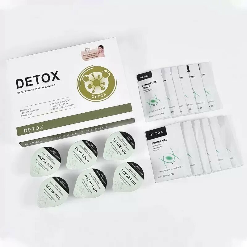 Капсулы DETOX для аппаратной карбокситерапии / Набор 6 шт детоксикация и омоложение