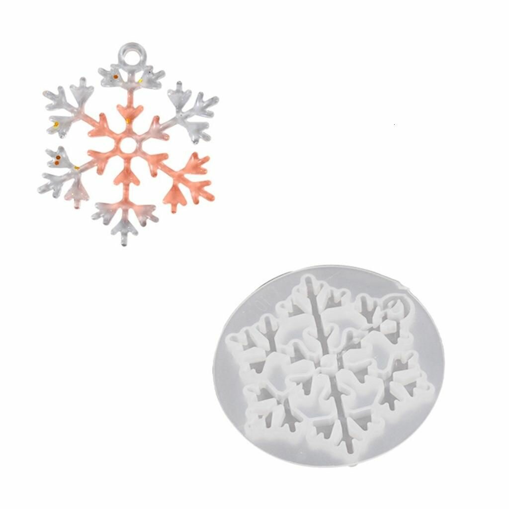 Силиконовые Формы Снежинок для Выпечки