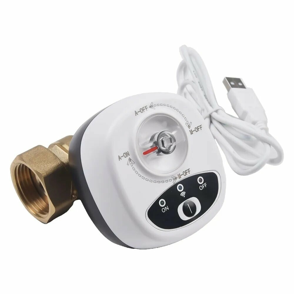 Водяной клапан для умного запорного клапана воды WiFi с беспроводным управлением DN15/DN20/DN25