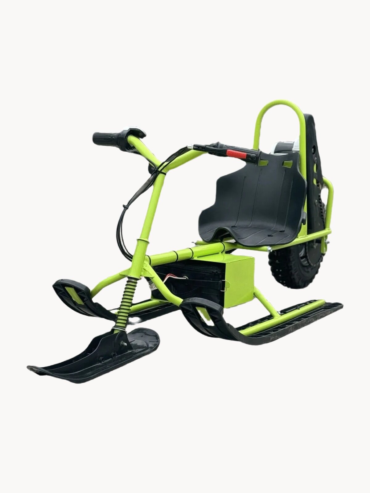 Детские электрические снежные сани-мотоцикл Без батареи (В комплект поставки не входит аккумулятор)