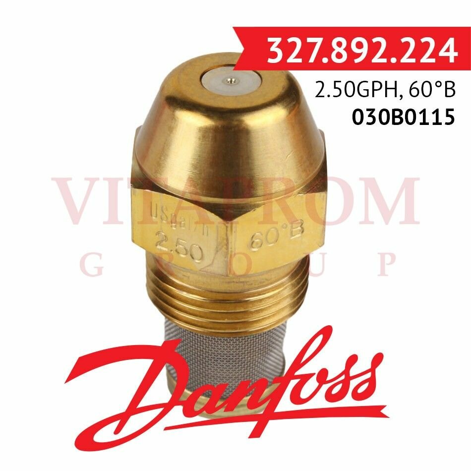 Форсунка Danfoss 2.50GPH, 60B, 030B0115 — фото 1