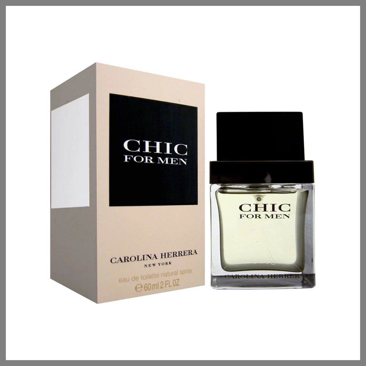 Carolina Herrera CHIC for men туалетная вода 60мл