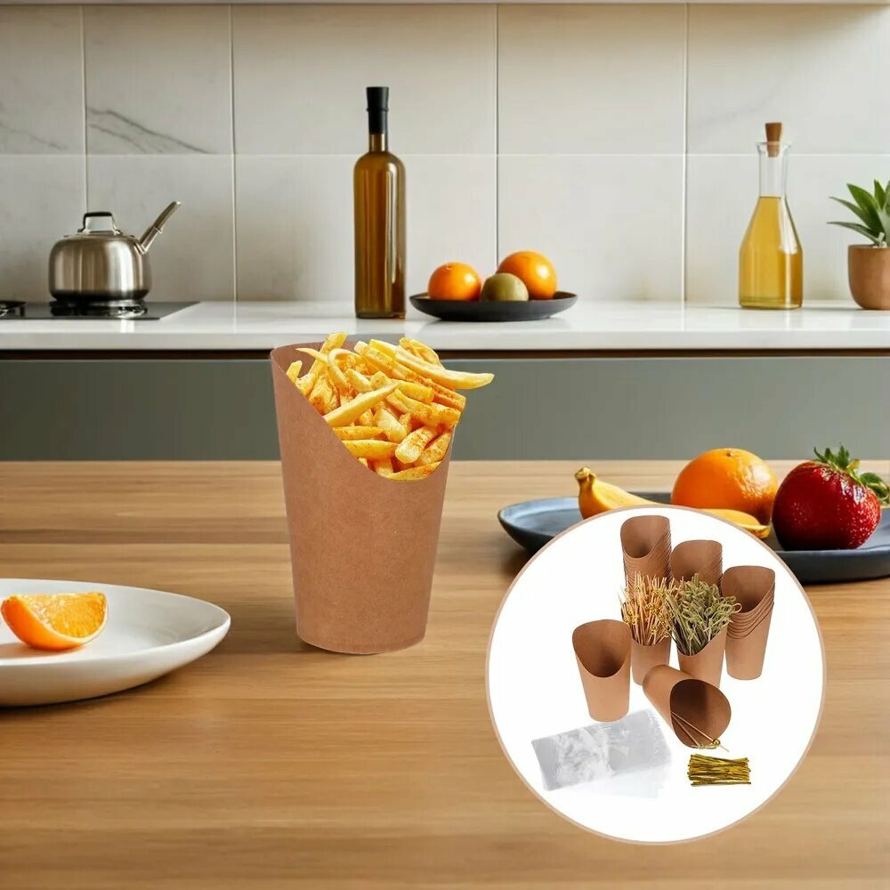 50 Наборов Стаканов, Для Закусок На Открытом Воздухе, Устойчивые К Влажности