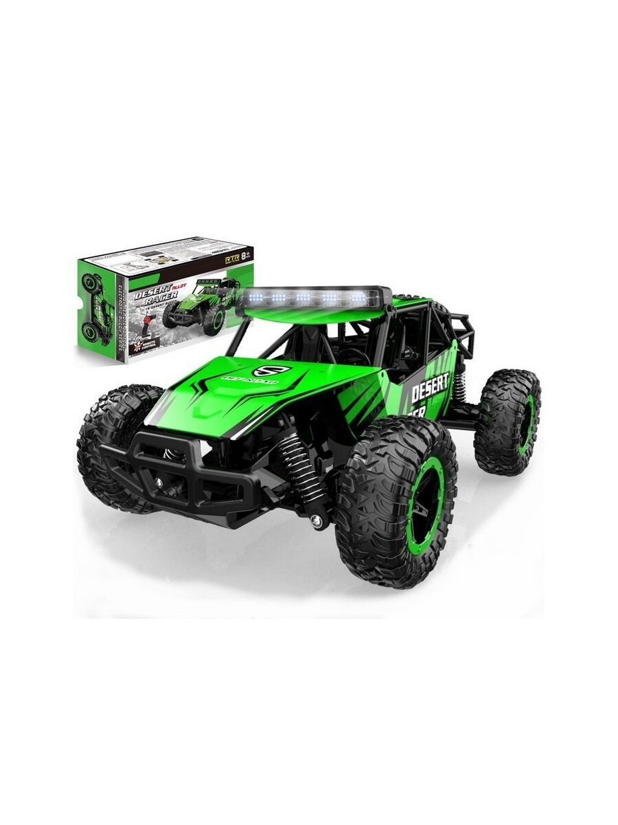 Радиоуправляемый внедорожник Volantex RC Desert King зеленый 4WD 2.4G 1/16 RTR