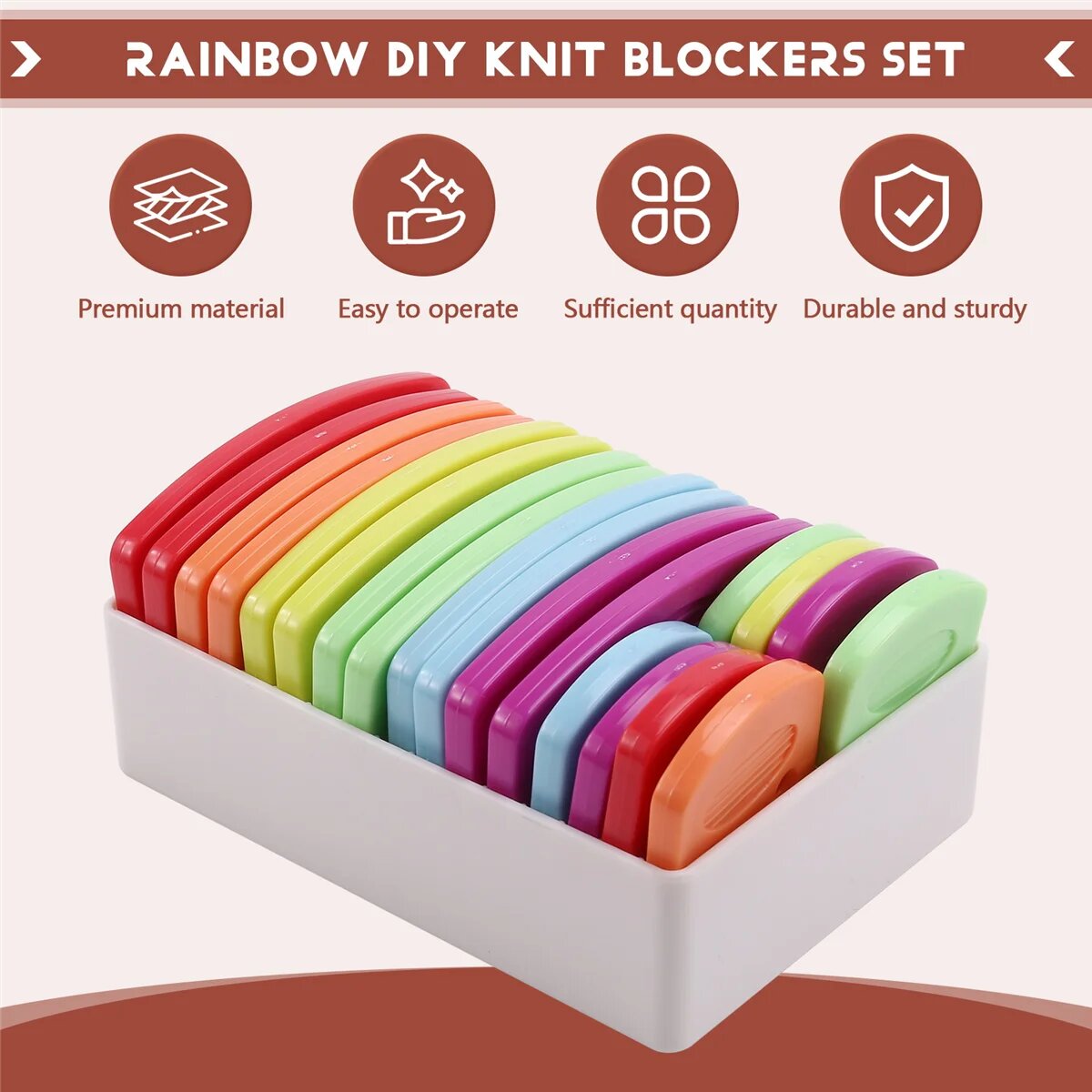 Блокировщики для вязания 20 шт.