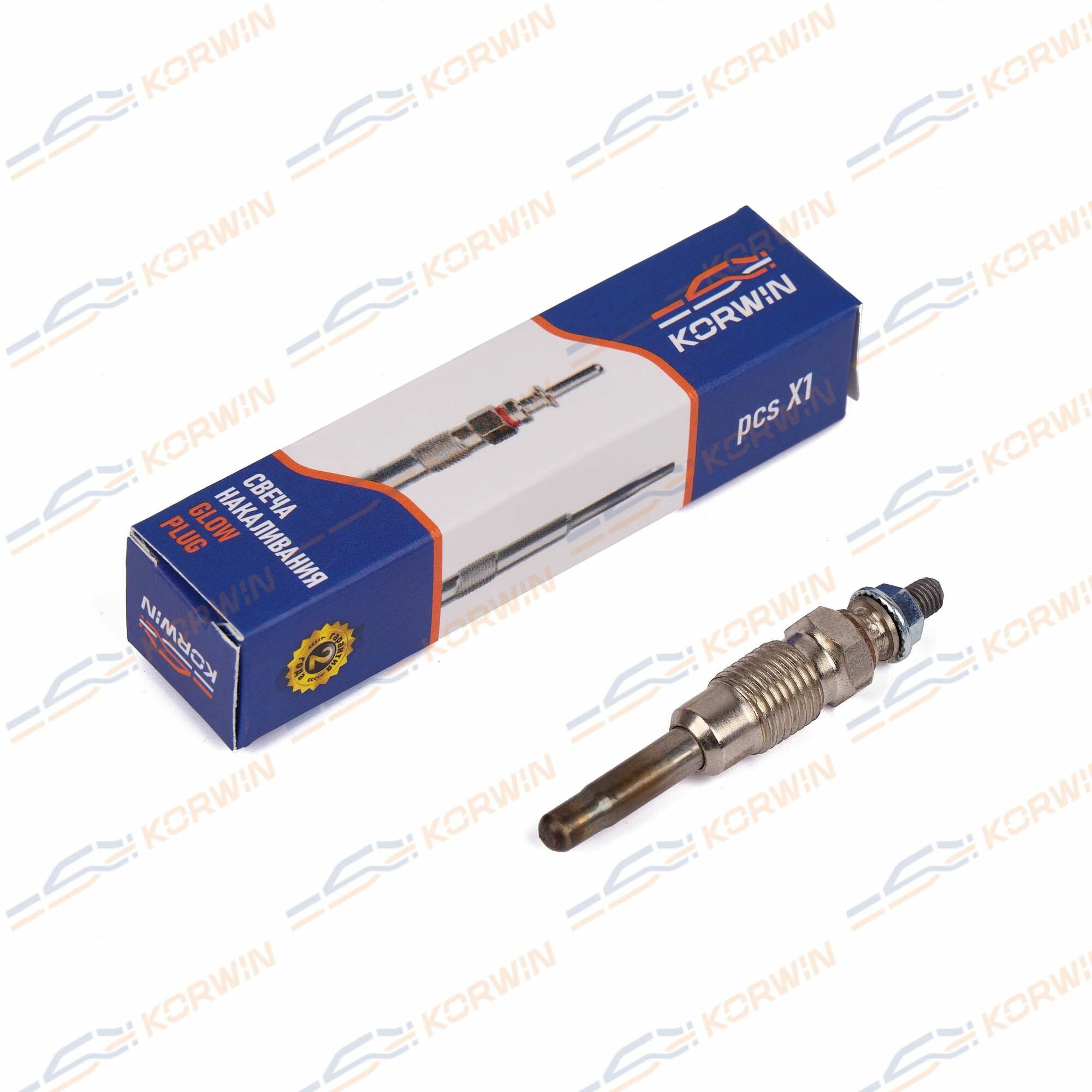 Свеча накаливания MB, Citroen, Fiat, Ford 1.8-3.0DTD 75> пр. Турция